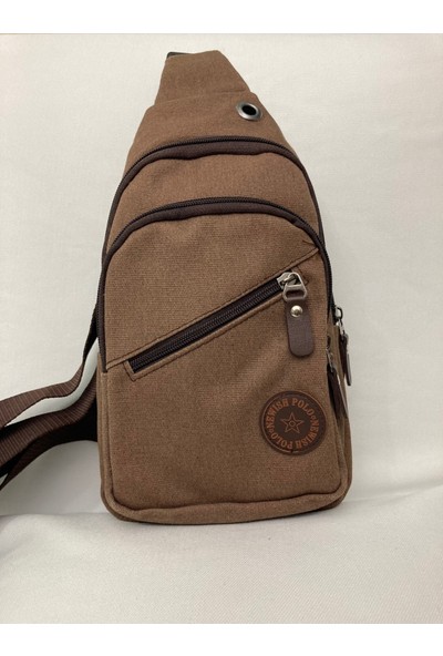 Newish Polo Newish Polo 3 Bölmeli Body Bag Kanvas Kumaş Çanta