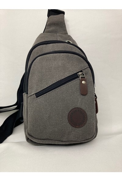 Newish Polo Newish Polo 3 Bölmeli Body Bag Kanvas Kumaş Çanta