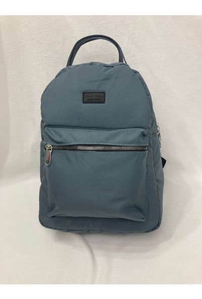 Newish Polo Pofuduk Mavi Kadın Çok Tatlış Su Geçirmez Sırt Çantası