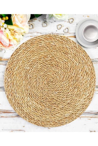 M&K Home Tekli Hasır Supla Örgü Amerikan Servis Tabak Tava Tencere Altlığı Bambu Sofra Servis Sunum Yanmaz Handmade El Örmesi M&K Home Tekli Hasır Supla Örgü Amerikan Servis Tabak Tava Tencere Altlığı Bambu Sofra Servis Sunum Yanmaz Handmade El Örmesi
