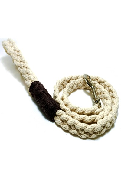Enpatili Köpek Gezdirme Tasması Sevk Kayışı Krem Enpatili Köpek Gezdirme Tasması Sevk Kayışı Krem