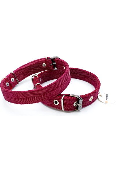 Enpatili Köpek Tasması Büyük Orta Irk Köpek Boyun Tasması Mürdüm Enpatili Köpek Tasması Büyük Orta Irk Köpek Boyun Tasması Mürdüm