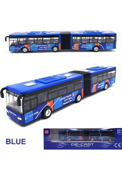 Ysn Toys Oyuncak Metal Büyük Boy Metrobüs 30 cm