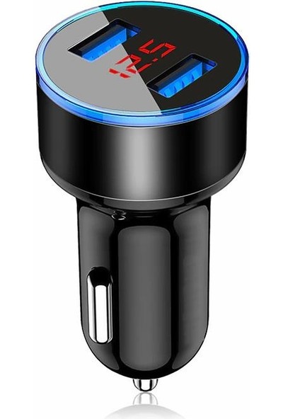 Mimozaavm 5V 3.4A Çift USB Araç Şar Cihazı Dijital LCD Ekran Oto Çakmaklık Mimozaavm 5V 3.4A Çift USB Araç Şar Cihazı Dijital LCD Ekran Oto Çakmaklık