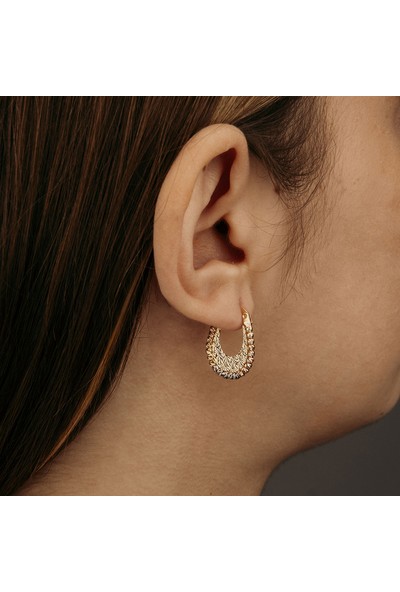 Siena 14 Ayar Dorika Toplu Küpe Siena 14 Ayar Dorika Toplu Küpe