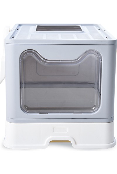 Limopa Mikopet Space Lux Kedi Tuvaleti-Gri