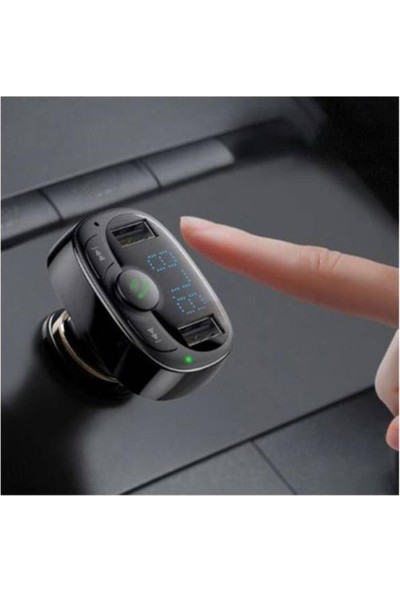 Baseus Bluetooth Aktarım Mp3 Araç Kiti 2 USB Çıkışlı Araç Şarjı Araç Müzik Kiti ve Şarjı Baseus Bluetooth Aktarım Mp3 Araç Kiti 2 USB Çıkışlı Araç Şarjı Araç Müzik Kiti ve Şarjı