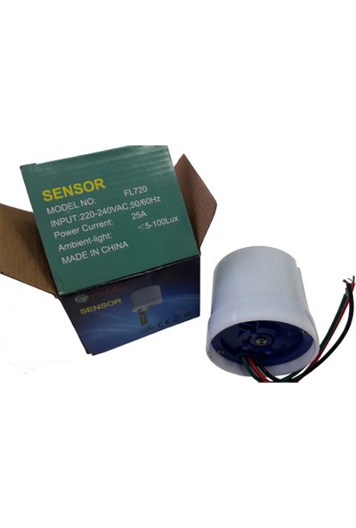 Alles Gece Gündüz Sensörü 25 Amp Alles Gece Gündüz Sensörü 25 Amp