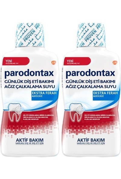 Parodontax Parodontax ağız Bakım Suyu Ekstra Ferah x 2 Parodontax Parodontax ağız Bakım Suyu Ekstra Ferah x 2