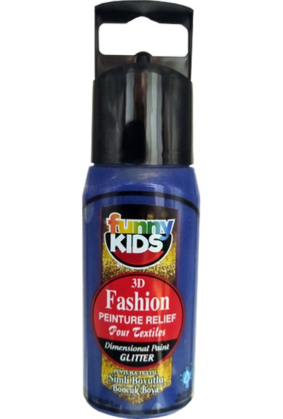 Rich Funny Kids Simli Boyutlu Boncuk Boya 60 cc Mavi 4316 Rich Funny Kids Simli Boyutlu Boncuk Boya 60 cc Mavi 4316