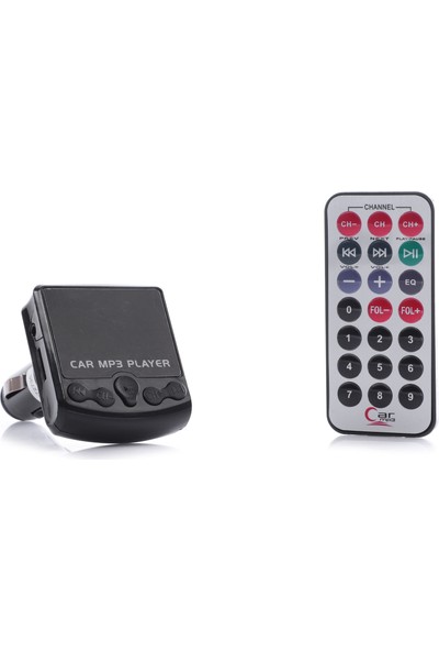 UltraTekno Kumandalı Araç Kiti LED Ekranlı Fm Transmitter Aux USB Girişli AN1762 UltraTekno Kumandalı Araç Kiti LED Ekranlı Fm Transmitter Aux USB Girişli AN1762