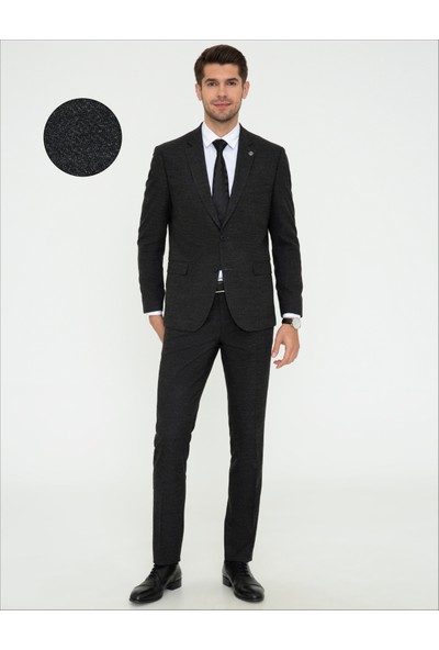 Pierre Cardin Füme Slim Fit Takım Elbise 50227244-VR058