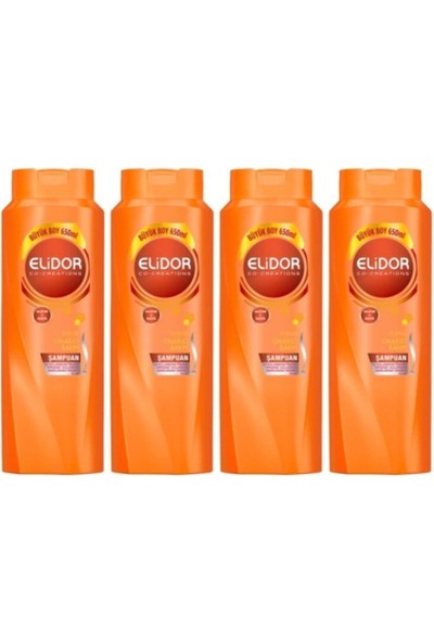 Elidor Anında Onarıcı Bakım Saç Bakım Şampuanı 650 Ml X 4 Adet Elidor Anında Onarıcı Bakım Saç Bakım Şampuanı 650 Ml X 4 Adet