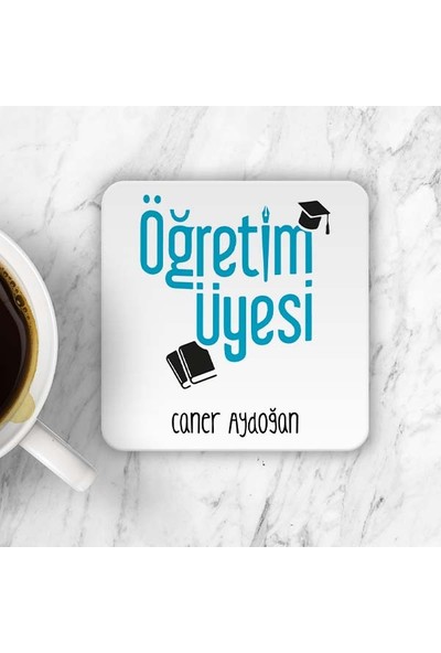 Horizon Baskı Öğretim Üyesi 4'lü Adf Bardak Altlığı