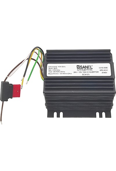 Sanel Konvertör 10 Amper 24V12V Voltaj Düşürücü Radyo Hafızalı Sanel Konvertör 10 Amper 24V12V Voltaj Düşürücü Radyo Hafızalı