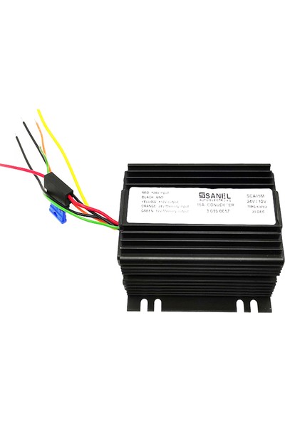 Sanel Konvertör 15 Amper 24V 12V Voltaj Düşürücü Radyo Hafızalı Sanel Konvertör 15 Amper 24V 12V Voltaj Düşürücü Radyo Hafızalı