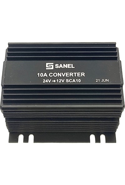 Sanel Konvertör 10 Amper 24V 12V Voltaj Düşürücü SCA10 Sanel Konvertör 10 Amper 24V 12V Voltaj Düşürücü SCA10