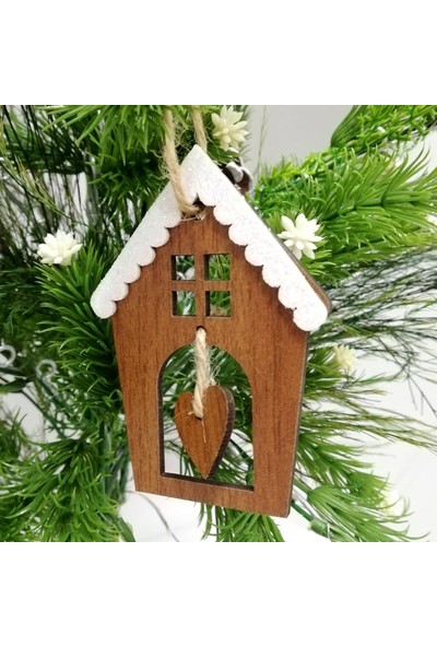 Lora Davet Yılbaşı Süsleri Ahşap Mdf - Akçaağaç 16179