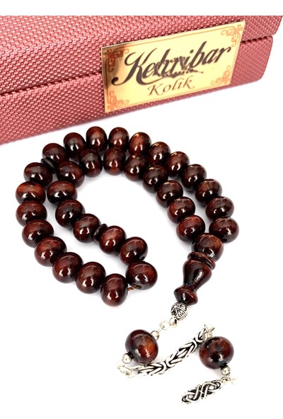 Kehribarkolik Fırınlanmış Ateş Kehribar Tespih