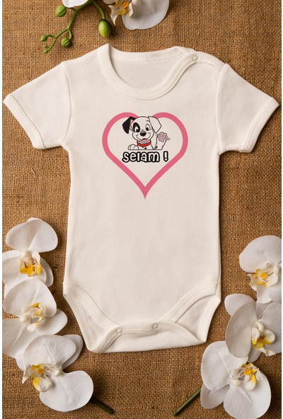 Overoz Kız Bebek Dalmaçyalı Organik Baskılı Pamuklu Ekru Çıtçıtlı Body Zıbın 5063 Overoz Kız Bebek Dalmaçyalı Organik Baskılı Pamuklu Ekru Çıtçıtlı Body Zıbın 5063