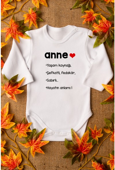 Overoz Anne Yazılı Organik Baskılı Bebek Body Pamuklu Beyaz Body Zıbın 8117 Overoz Anne Yazılı Organik Baskılı Bebek Body Pamuklu Beyaz Body Zıbın 8117