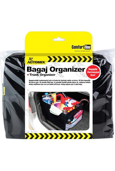 Automix Oto Bagaj Düzenleyici Organizer Çanta