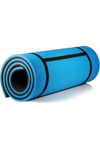 16 mm Pilates Kamp Matı Mavi Siyah 16 mm Pilates Kamp Matı Mavi Siyah