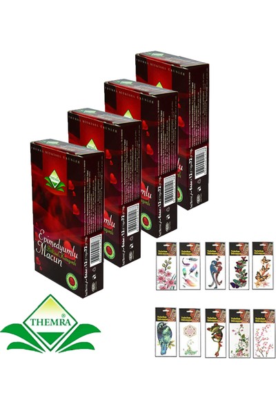 Themraa Epimedyumlu Macun Set 24 x 12 Gr + 1 Adet Telefon Aksesuar Dövmesi Themraa Epimedyumlu Macun Set 24 x 12 Gr + 1 Adet Telefon Aksesuar Dövmesi