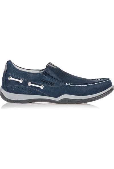 Scooter Deri Mavi Erkek Ayakkabı M2021NJ