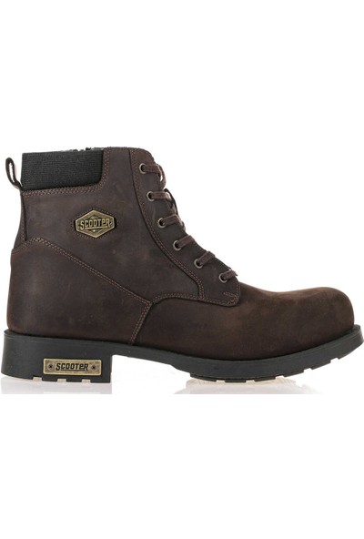 Scooter Deri Koyukahve Büyük Beden Erkek Bot X5121CKO Scooter Deri Koyukahve Büyük Beden Erkek Bot X5121CKO