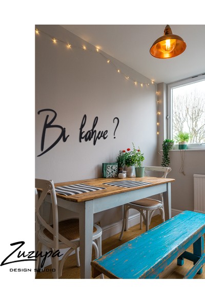 Zuzupa Design Bi Kahve Metal Tablo UZ10 Zuzupa Design Bi Kahve Metal Tablo UZ10