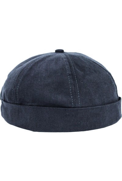 Şapkadan Hiphop Erkek Takke Şapka Docker %100 Pamuk Tokalı Antrasit Şapkadan Hiphop Erkek Takke Şapka Docker %100 Pamuk Tokalı Antrasit