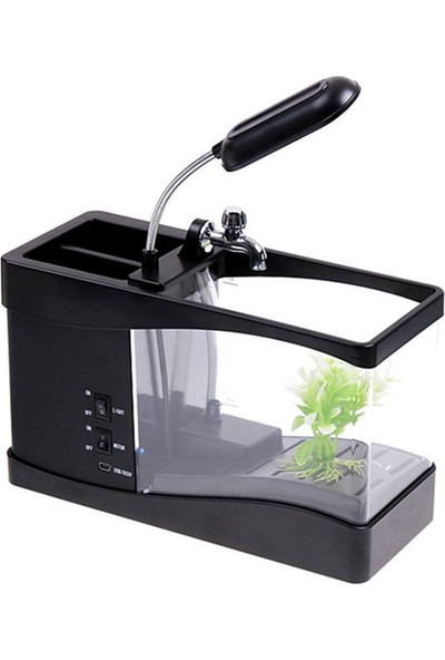 Fairy USB LED Işıklı Mini Akvaryum (Yurt Dışından)