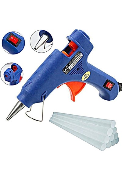 Dghl 80 Watt Sıcak Silikon Tabancası + 10 Adet Çubuk Silikon