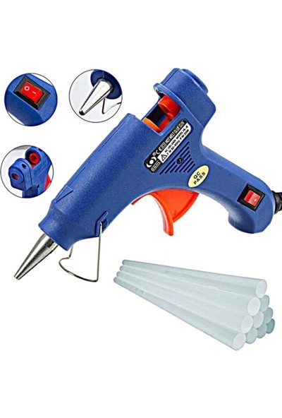 Dghl 100 Watt Sıcak Silikon Tabancası + 10 Adet Çubuk Silikon