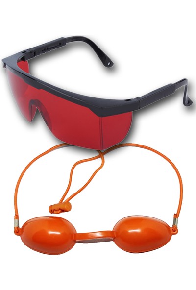 Armoni 2 Gözlük Lazer Epilasyon Estetisyen Kırmızı Ipl Hasta Turuncu Ipl Gözlük Koruyucu Ipl Gözlüğü