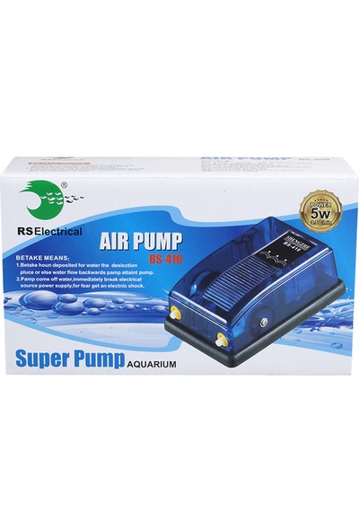 RS-BS410 Hava Motoru 3,5 L/min. - 5W Çift Çıkışlı