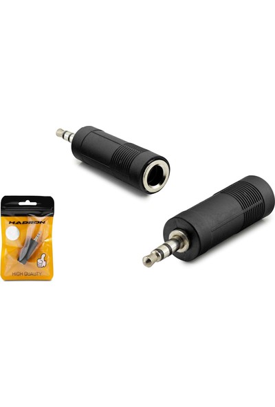 Hadron 3.5 Mm. Jack To 6.3 Mm. Dişi Çevirici Hadron HD4757