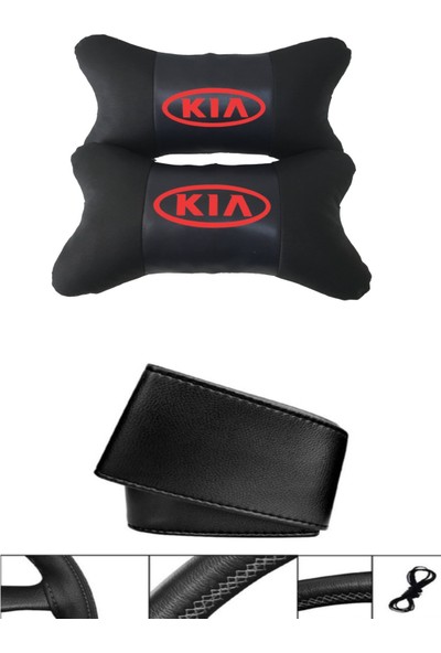 Ayz Oto Aksesuar Kia Ceed Dikmeli Direksiyon Kılıfı + 5d Ortopedik Boyun Yastığı (2li Set) Ayz Oto Aksesuar Kia Ceed Dikmeli Direksiyon Kılıfı + 5d Ortopedik Boyun Yastığı (2li Set)