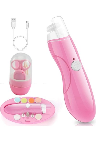 Kitvtopc Şarj Edilebilir 9'u 1 Arada Güvenli Elektrikli Bebek Tırnak Makası, Tırnak Makası Kitleri ile (Yurt Dışından) Kitvtopc Şarj Edilebilir 9'u 1 Arada Güvenli Elektrikli Bebek Tırnak Makası, Tırnak Makası Kitleri ile (Yurt Dışından)