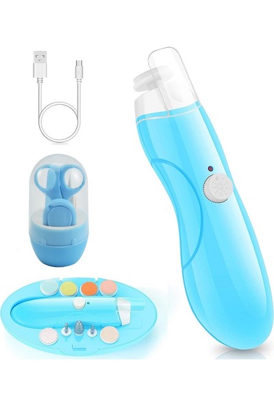 Kitvtopc Şarj Edilebilir 9'u 1 Arada Güvenli Elektrikli Bebek Tırnak Makası, Tırnak Makası Kitleri ile (Yurt Dışından) Kitvtopc Şarj Edilebilir 9'u 1 Arada Güvenli Elektrikli Bebek Tırnak Makası, Tırnak Makası Kitleri ile (Yurt Dışından)