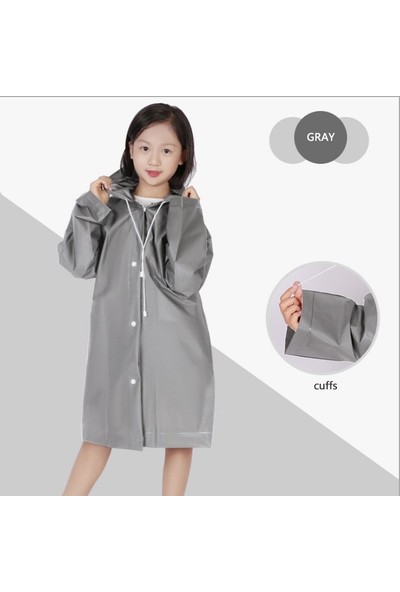 Moda Yedi Kids Eva Çocuk Yağmurluğu, Gri