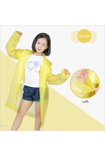 Moda Yedi Kids Eva Çocuk Yağmurluğu, Sarı