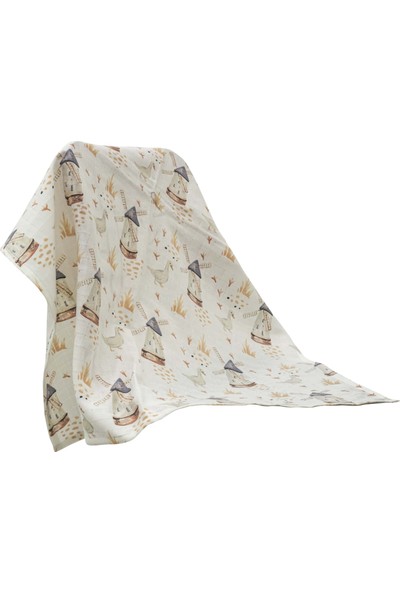 Elfida Home&kids %100 Pamuk Müslin Çok Amaçlı Örtü - Elfida Home&kids %100 Pamuk Müslin Çok Amaçlı Örtü -