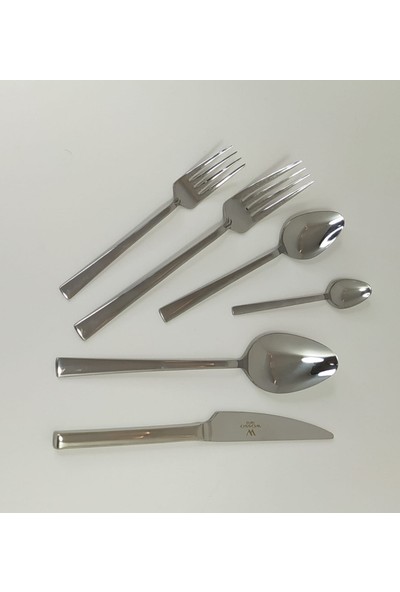 Wosso 36 Parça Gümüş Rengi Parlak Çatal & Bıçak ,kaşık Seti Wosso 36 Parça Gümüş Rengi Parlak Çatal & Bıçak ,kaşık Seti