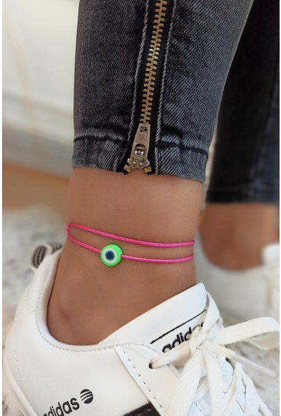 ÇLK Accessories Asansörlü Nazar Boncuk İp Halhal