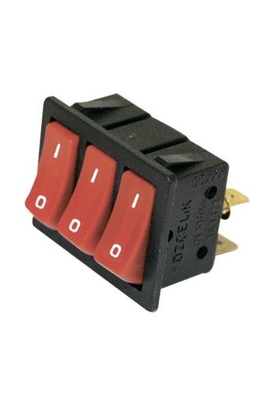 End Elektrik Üçlü Işıksız Anahtar (16 Amper ) End Elektrik Üçlü Işıksız Anahtar (16 Amper )
