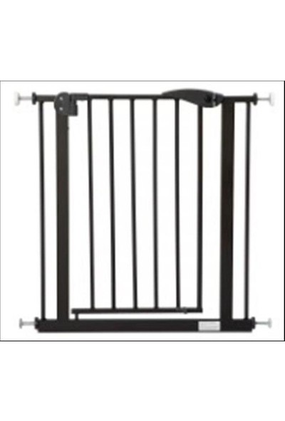 Baby Go Babygo Güvenlik Kapısı Tekstüre Siyah 76 x 80 cm Otomatik Kapanan Bebek Güvenlik Kapısı