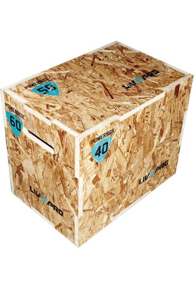 Livepro LP8150 Ahşap Plyometrik Kutu 40 × 50 × 60 cm