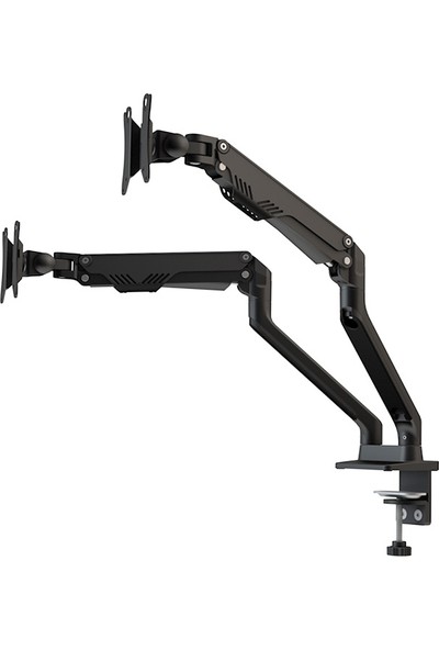 Arocx Ergonoarm EA-X3012 Pro Dual Amortisörlü Monitör Kolu-Siyah